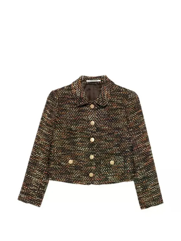 Tagliatore Double-breasted Tweed Jacket