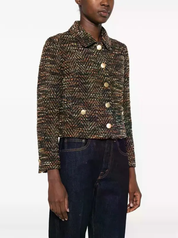 Tagliatore Double-breasted Tweed Jacket