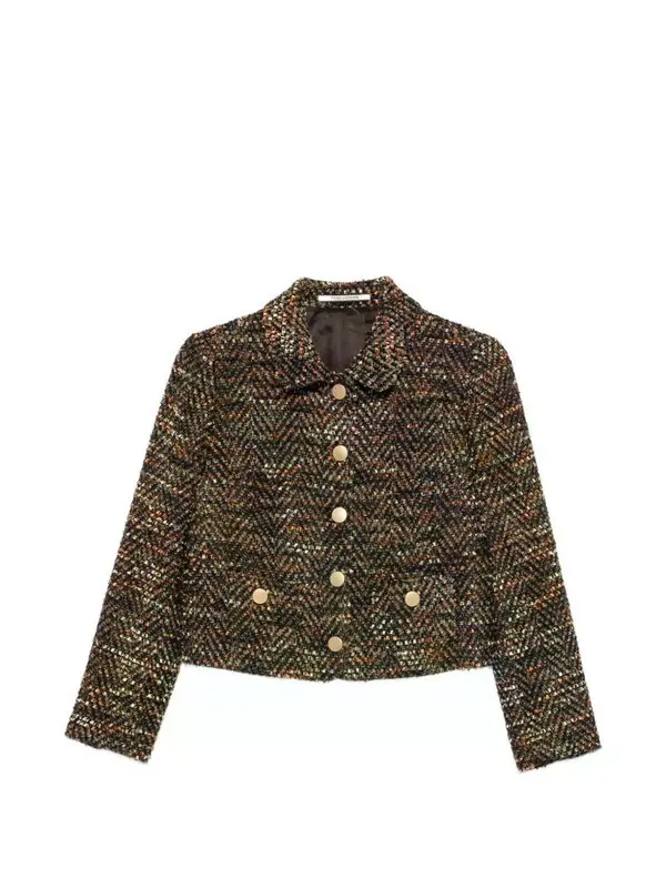 Tagliatore Double-breasted Tweed Jacket