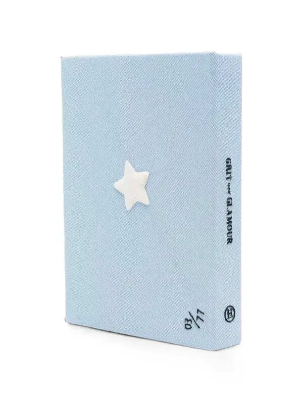 OLYMPIA LE-TAN Grit And Glamour Embroidered Clutch Bag - Blue
