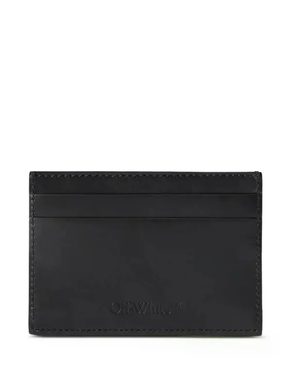 Off-White Jitney Quote Card Holder - Black