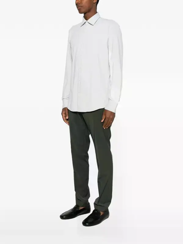 BOSS Micro-stripe Long-sleeve Shirt