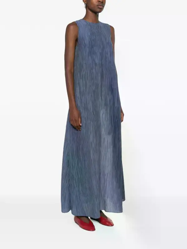JOSEPH Crinkled Sleeveless Maxi Dress