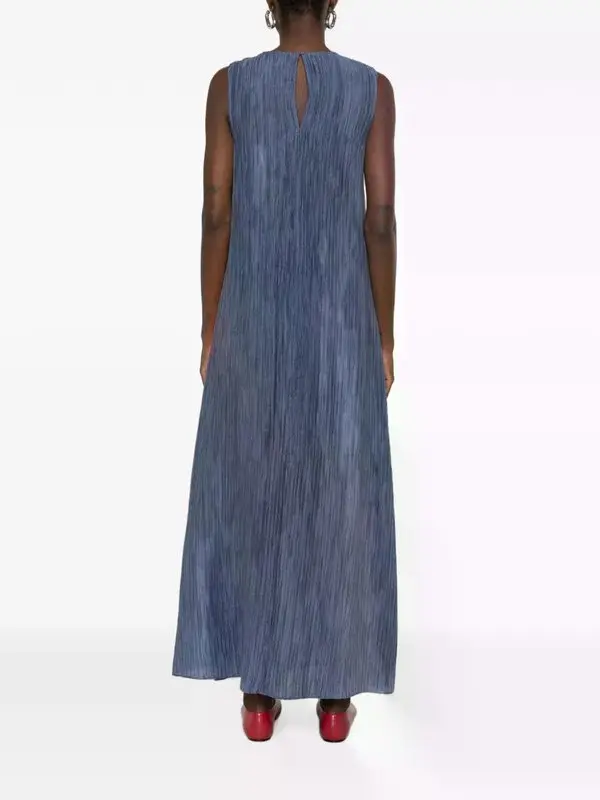 JOSEPH Crinkled Sleeveless Maxi Dress