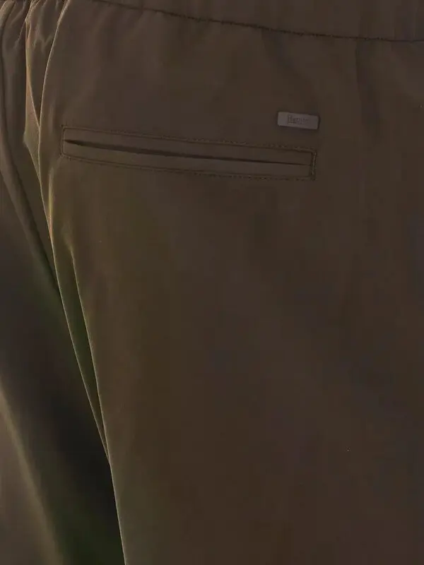 Herno Drawstring-waist Straight-leg Trousers