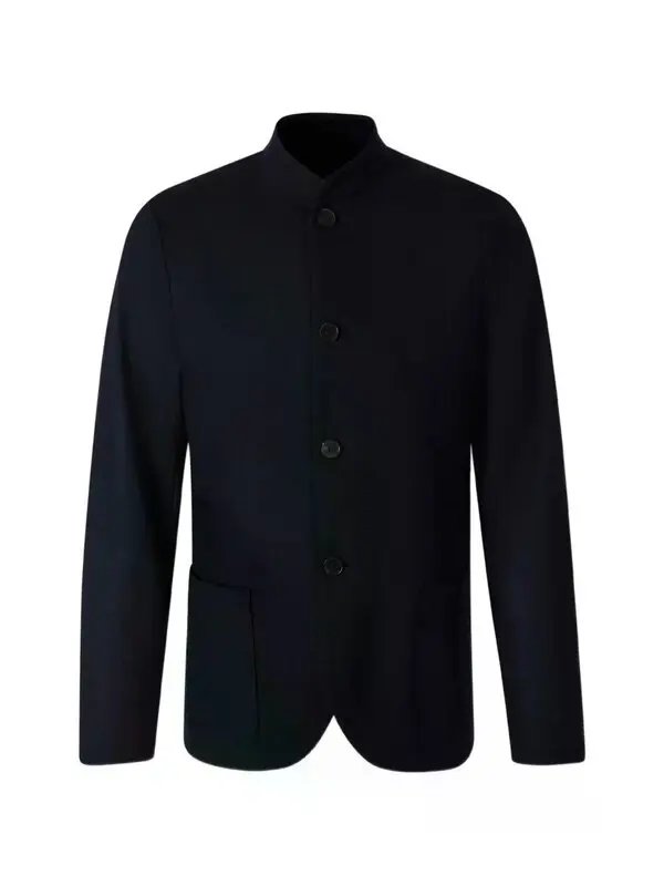 Harris Wharf London Mandarin-collar Button-up Jacket