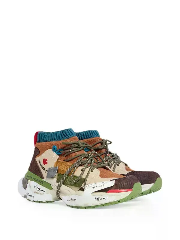 Dsquared2 Faster Panelled Lace-up Sneakers