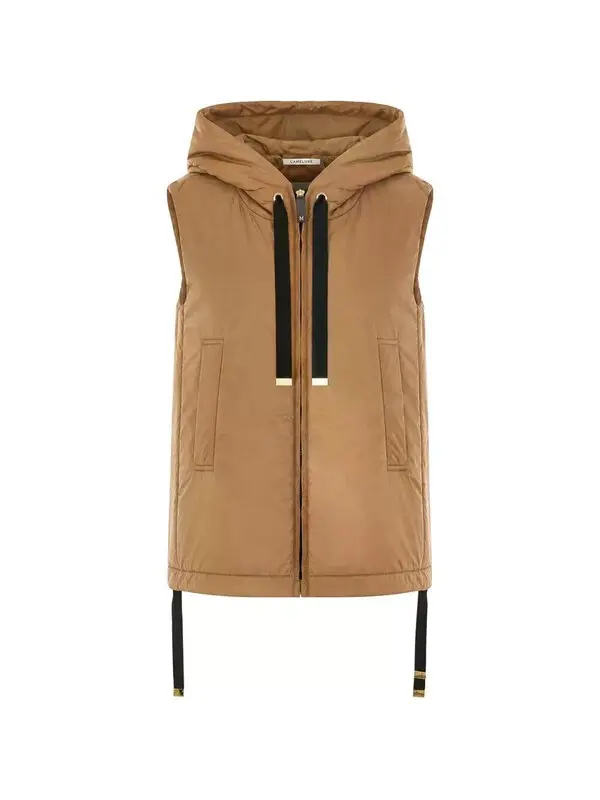 Max Mara Padded Vest - Brown