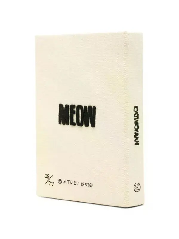 OLYMPIA LE-TAN Catwoman Embroidered Clutch Bag
