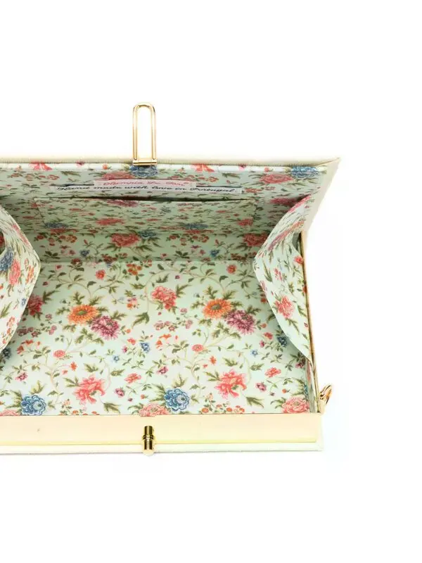 OLYMPIA LE-TAN Catwoman Embroidered Clutch Bag