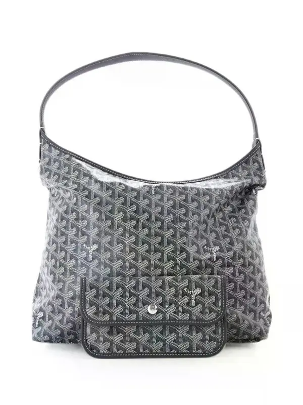 Goyard Boheme Coated Canvas Hobo Bag