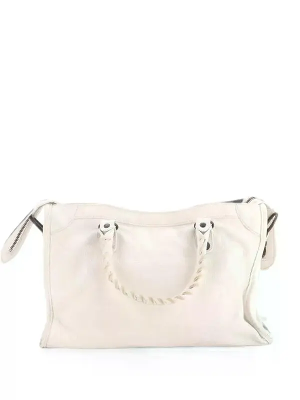 Balenciaga City Classic Studs Bag Leather Small Satchel