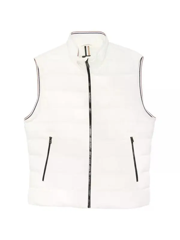 BOSS Quilted Gilet - White