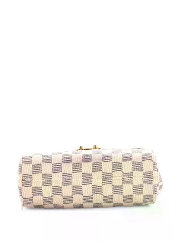 LOUIS VUITTON Croisette Handbag Damier Crossbody Bag - White