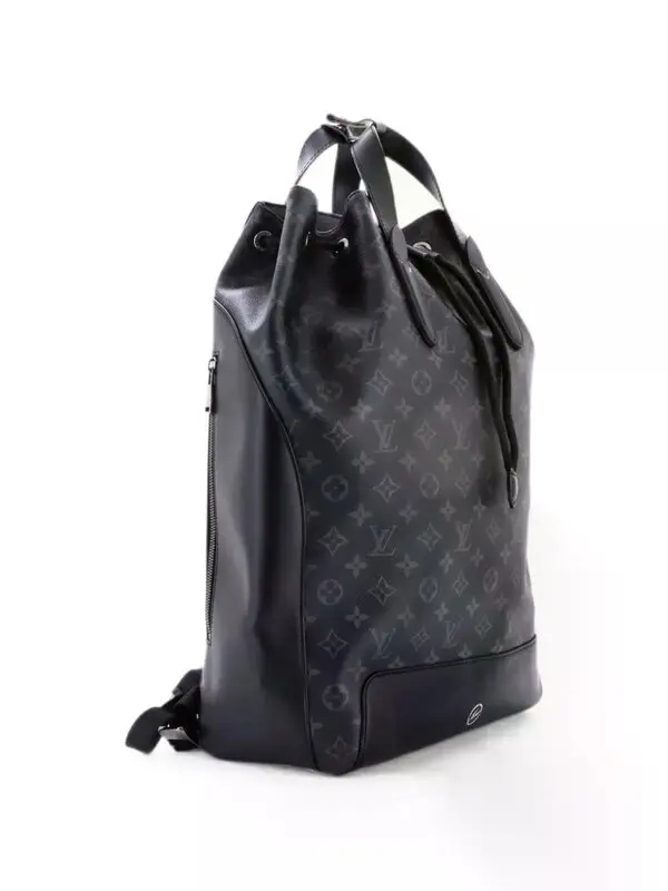 LOUIS VUITTON Explorer Flash Fragment Monogram Eclipse Canvas Backpack