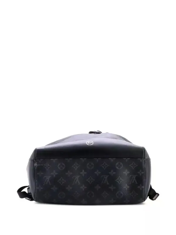 LOUIS VUITTON Explorer Flash Fragment Monogram Eclipse Canvas Backpack - Black