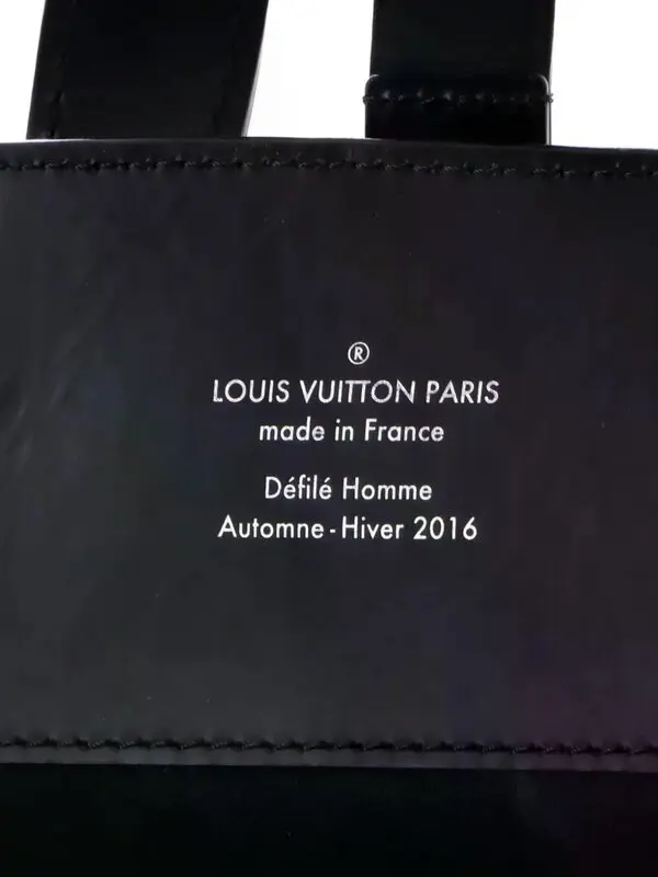 LOUIS VUITTON Explorer Flash Fragment Monogram Eclipse Canvas Backpack - Black
