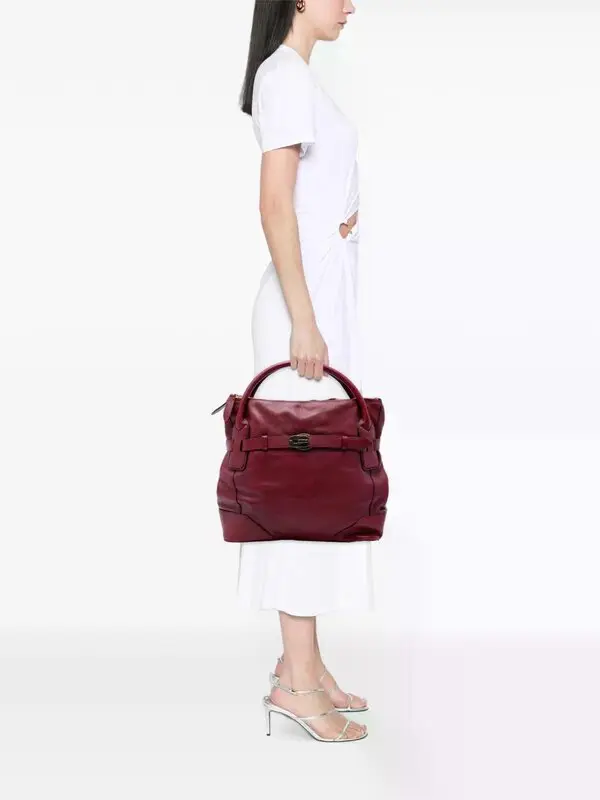 Burberry 2000-2017 Leather Bartow Satchel