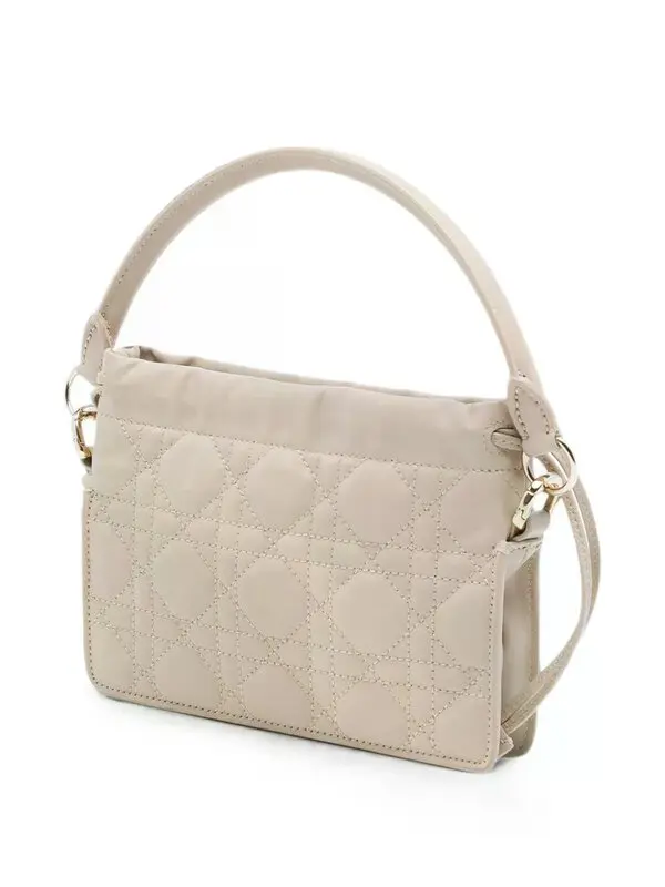 Dior 2023 Mini Lambskin Cannage Milly Drawstring Bag Satchel