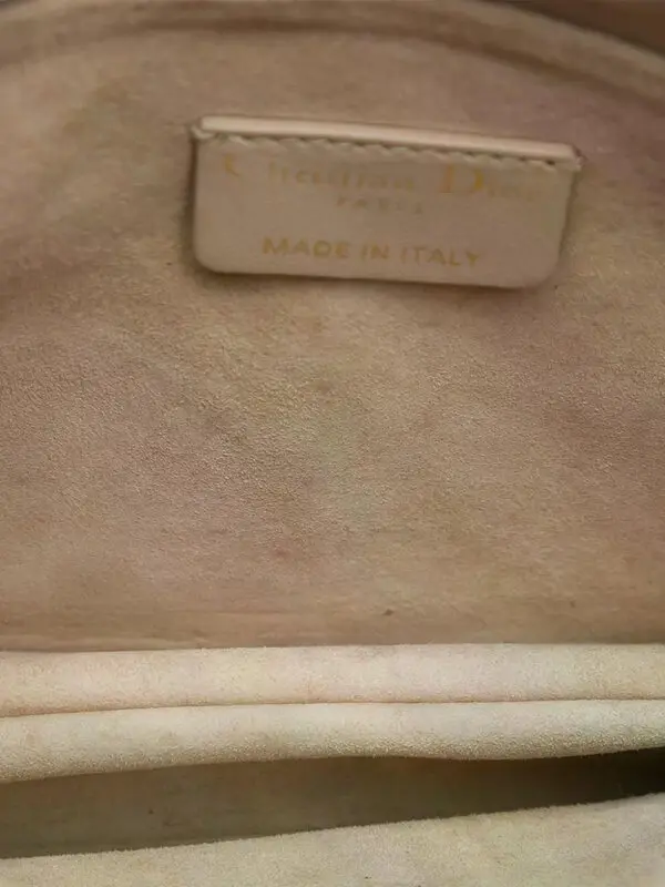 Dior 2023 Mini Lambskin Cannage Milly Drawstring Bag Satchel