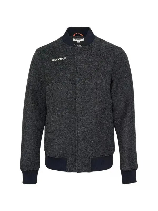 BLACKJACK Logo-embroidered Varsity Jacket