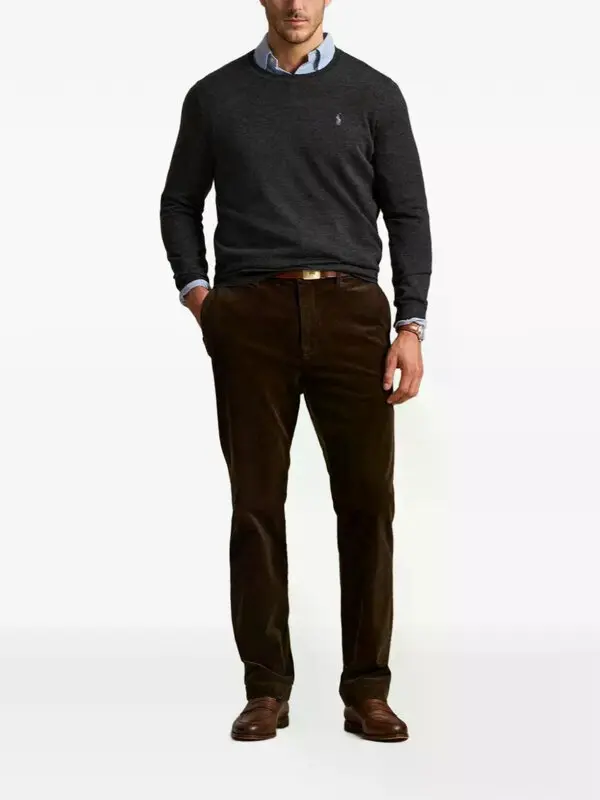 Polo Ralph Lauren Embroidered Pony Crew-neck Sweater