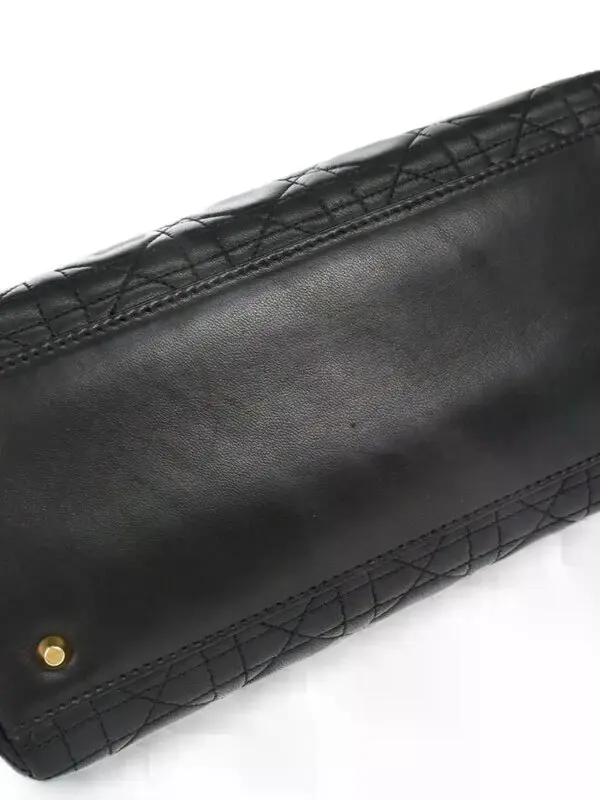 Dior 1997 Medium Lady Cannage Tote Bag