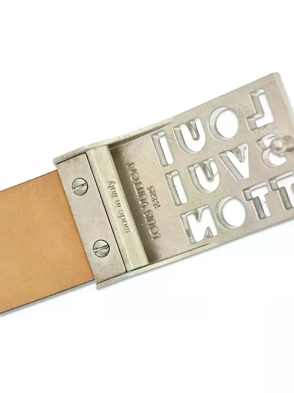 LOUIS VUITTON 2003 Ceinture Lst Cut Belt