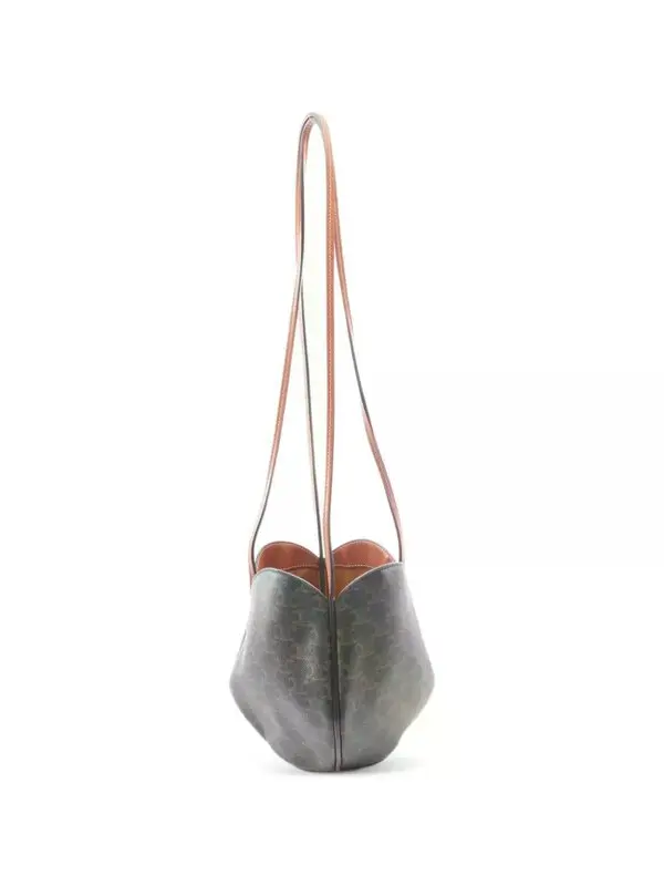 Celine Triomphe Canvas Marlou Shoulder Bag - Brown