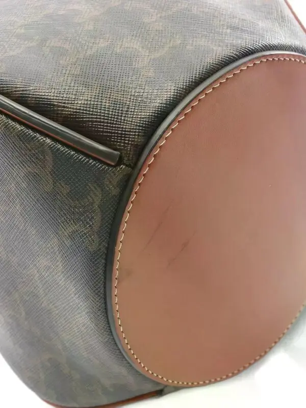 Celine Triomphe Canvas Marlou Shoulder Bag - Brown