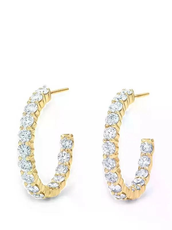 Kwiat Diamond Hoop Earrings
