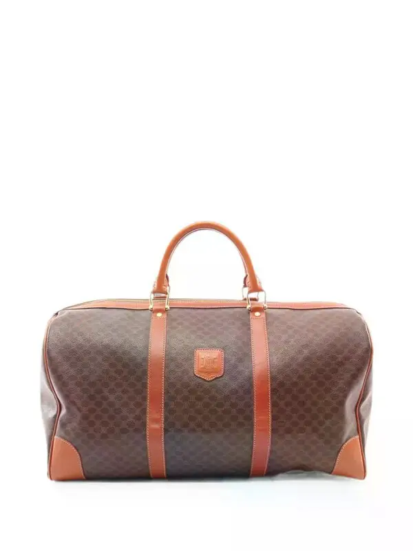 Celine 2000-2026 Macadam Coated Canvas Travel Bag