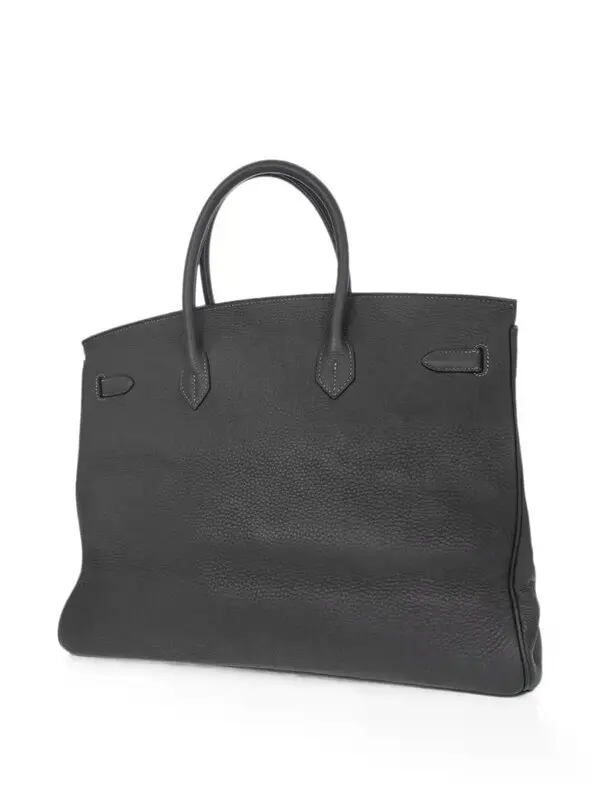 Hermès 2006 Taurillon Clemence Birkin 40 Tote Bag