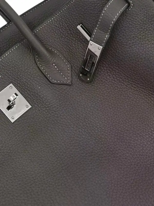 Hermès 2006 Taurillon Clemence Birkin 40 Tote Bag