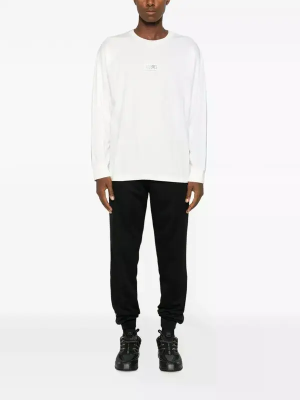 MAISON MARGIELA Logo-patch Long-sleeve T-shirt