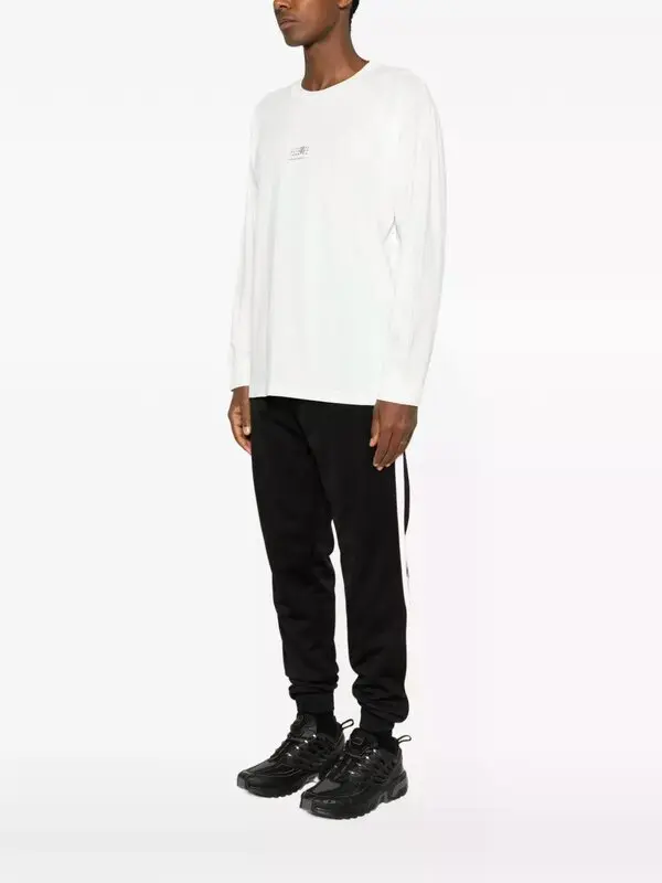MAISON MARGIELA Logo-patch Long-sleeve T-shirt