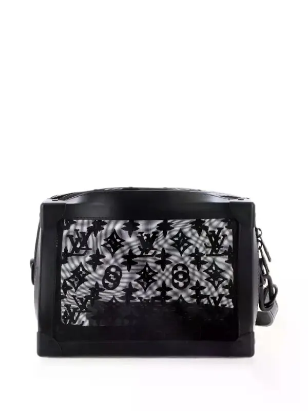 LOUIS VUITTON Soft Trunk Bag Monogram See Through Mesh Crossbody Bag