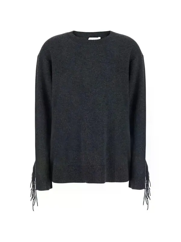 P.a.r.o.s.h Fringe-detail Cashmere Sweater