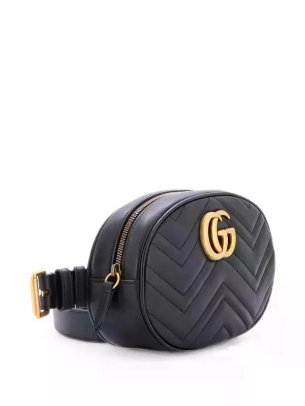 Gucci Gg Marmont Matelasse Leather Belt Bag