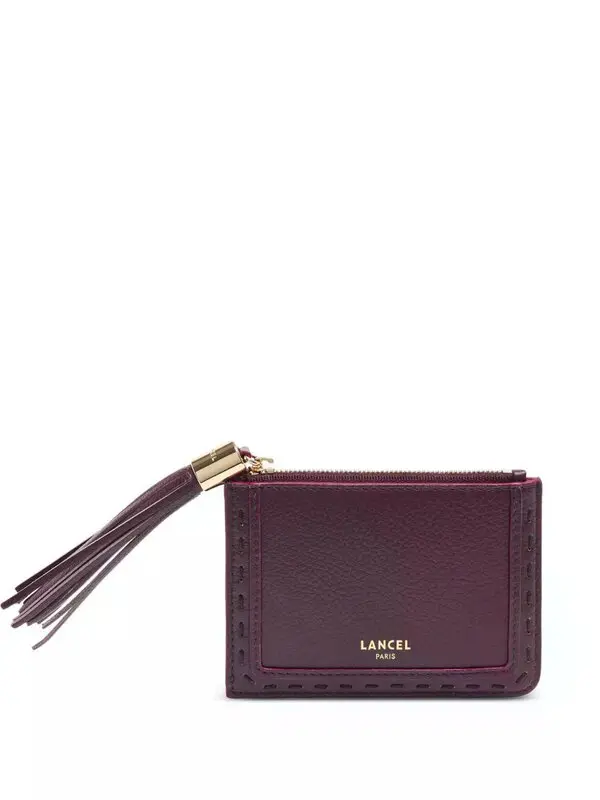 LANCEL Premier Flirt Leather Cardholder - Green