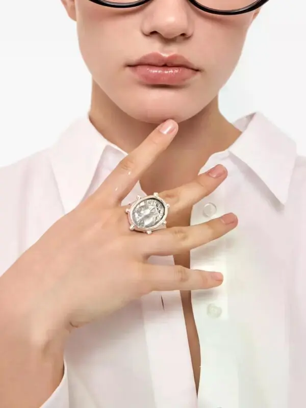 POISONED HEARTS Fly-embossed Signet Ring