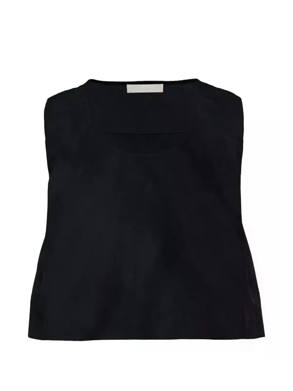 CLUB21 Canvas Cropped Scoop Neck Top