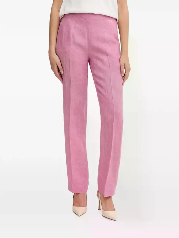 Luisa Spagnoli Ammenda Pressed-crease Straight-leg Trousers