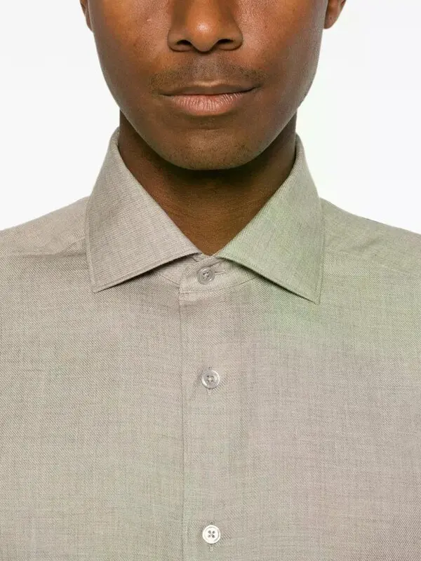 Zegna Button-up Long-sleeves Shirt