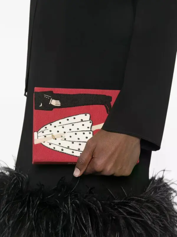 OLYMPIA LE-TAN Paris Style Week Clutch Bag - Red