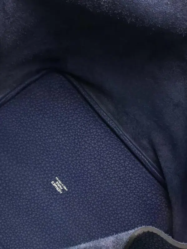 Hermès Clemence Picotin Lock 22 Handbag - Blue