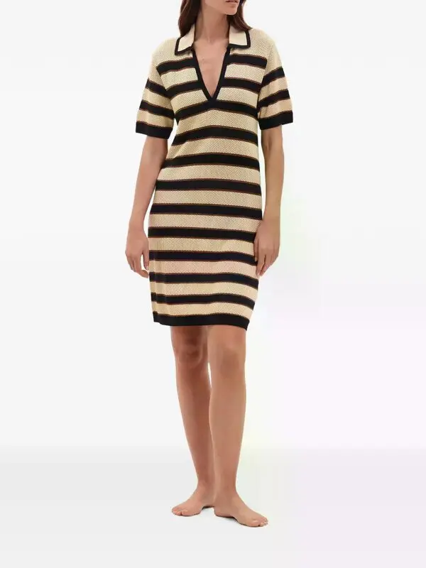 ERES Hémisphère Striped Knitted Mini Dress