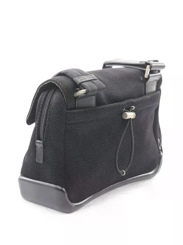 Prada 2010-2026 Mesh Buckle Messenger Bag Crossbody Bag