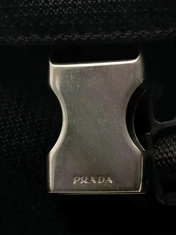 Prada 2010-2026 Mesh Buckle Messenger Bag Crossbody Bag