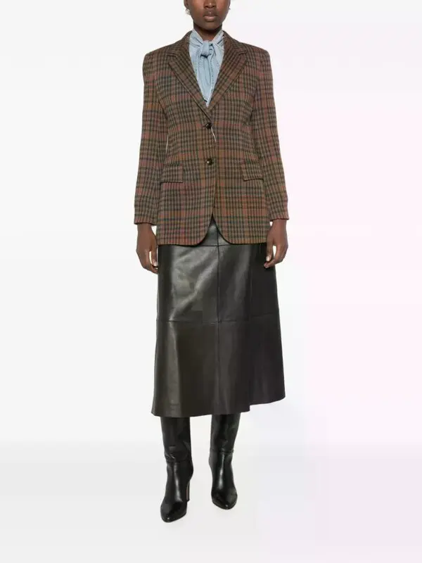 P.a.r.o.s.h Panelled-design Midi Skirt